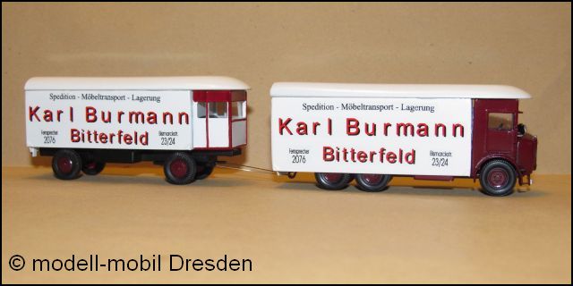 modell-mobil Dresden - Online-Shop - TATRA T24 Möbelwagen mit Anhänger ...