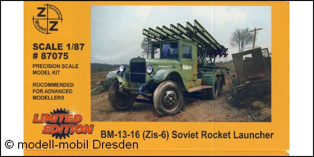 modell-mobil Dresden - Online-Shop - ZZ-Kit-Nr.87075 BM-13-16(ZIS-6 ...
