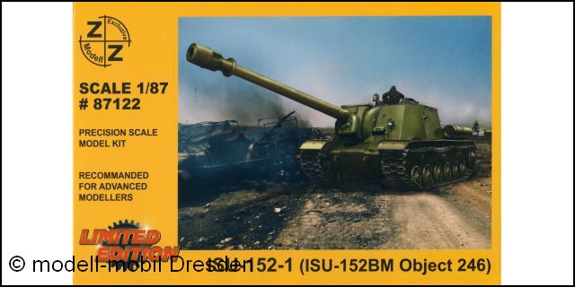 modell-mobil Dresden - Online-Shop - ZZ-Kit-Nr.87122 ISU-152-1(ISU ...