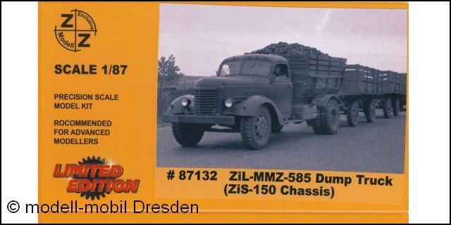 modell-mobil Dresden - Online-Shop - ZZ-Kit-Nr.87132 ZiL-MMZ-585 ...